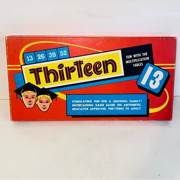 Cadaco Ellis | Games | Vintage 959 Thirteen Board Game Fun With ...